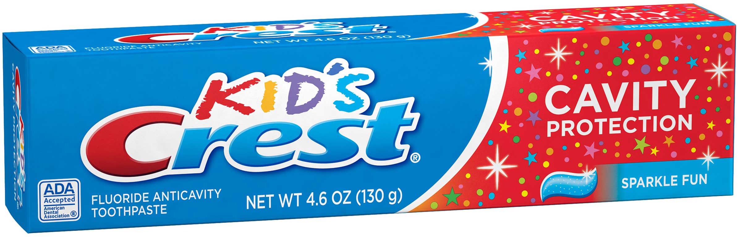 Crest Kids Sparkle Fun Toothpaste, 4.6 Ounce -- 12 per case.