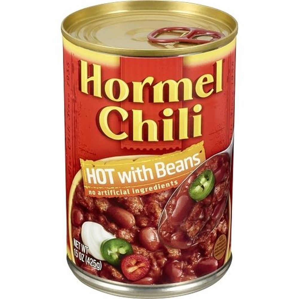 Hormel Hot Chili with Beans, 15 Ounce -- 12 per case