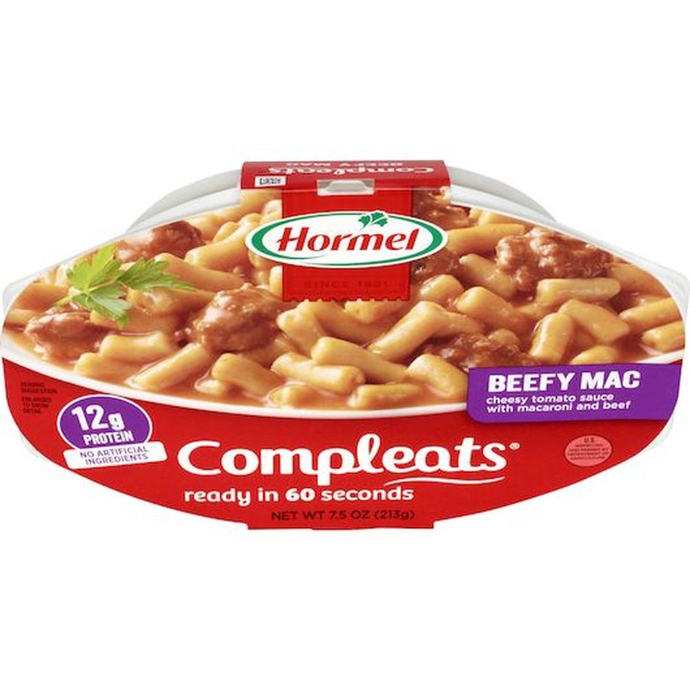 Hormel Compleats Beefy Mac and Cheese, 7.5 Ounce -- 7 per case