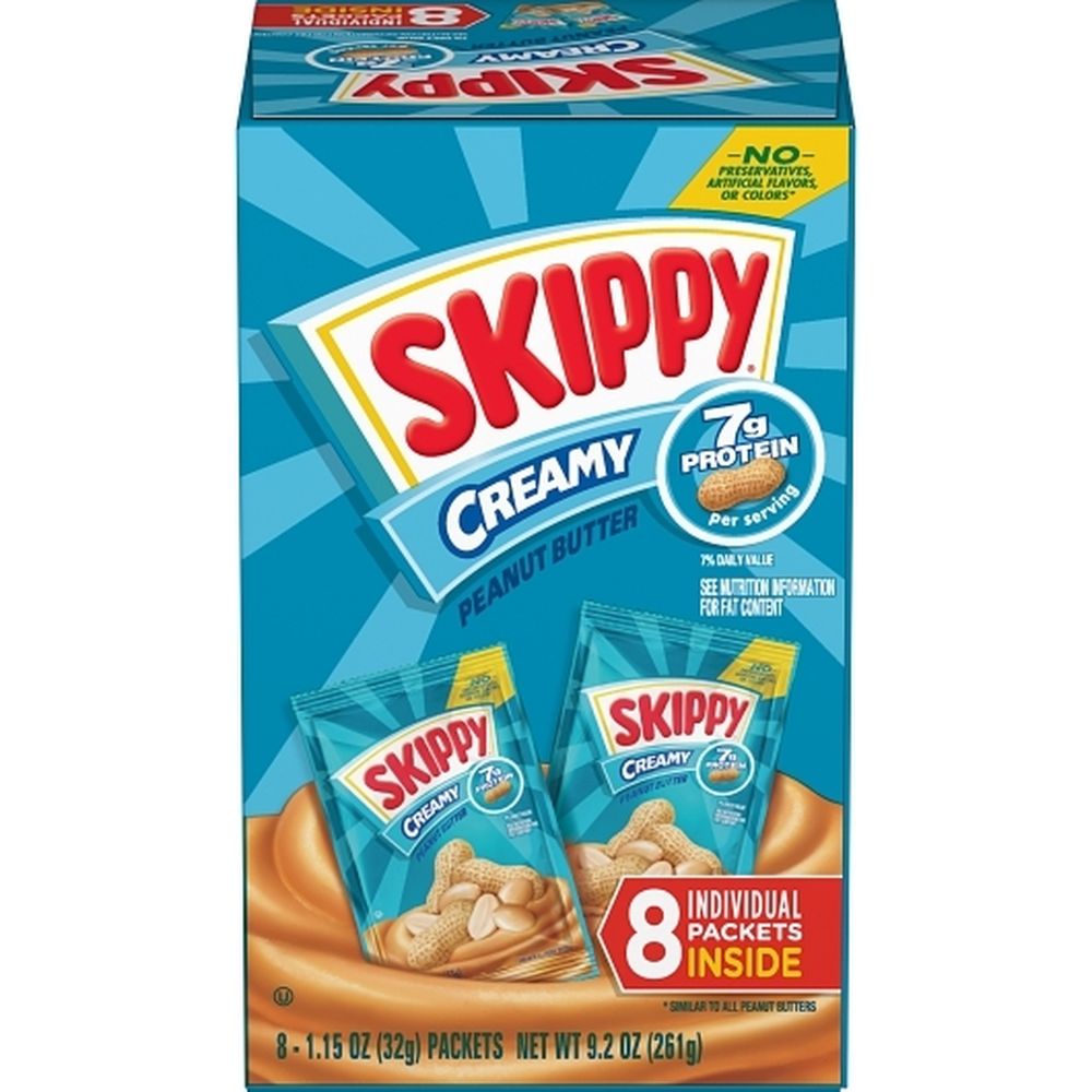 single portion peanut butter