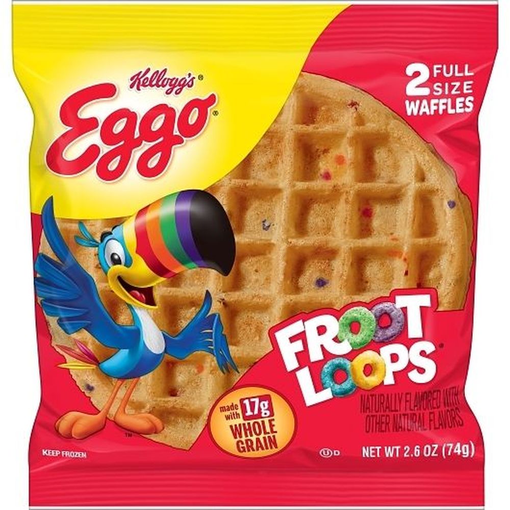 Eggo Froot Loop Whole Grain Waffles | FoodServiceDirect