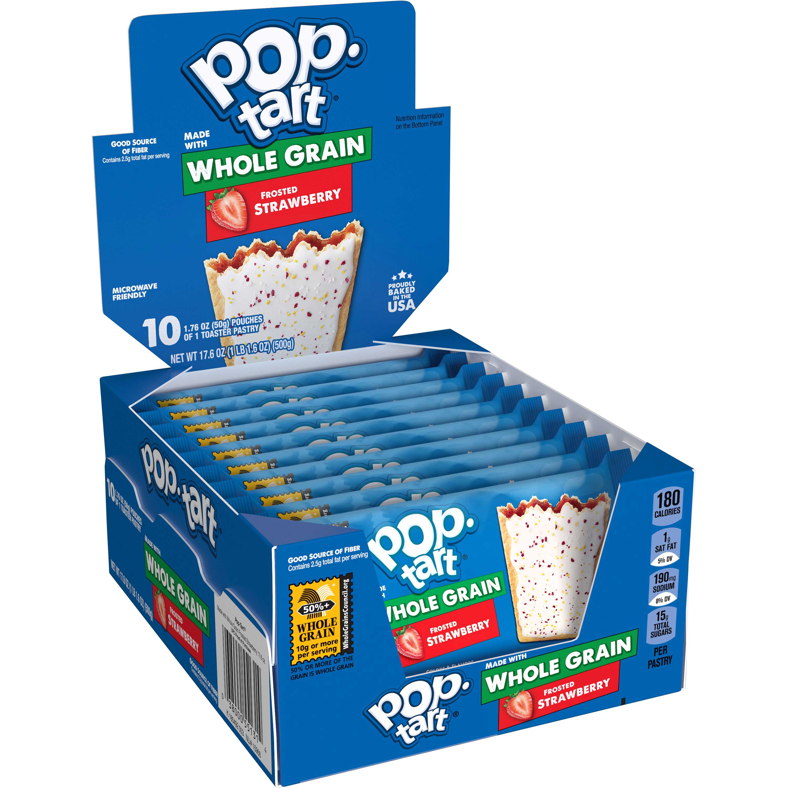 Pop Tarts Whole Grain Frosted Strawberry Case | FoodServiceDirect
