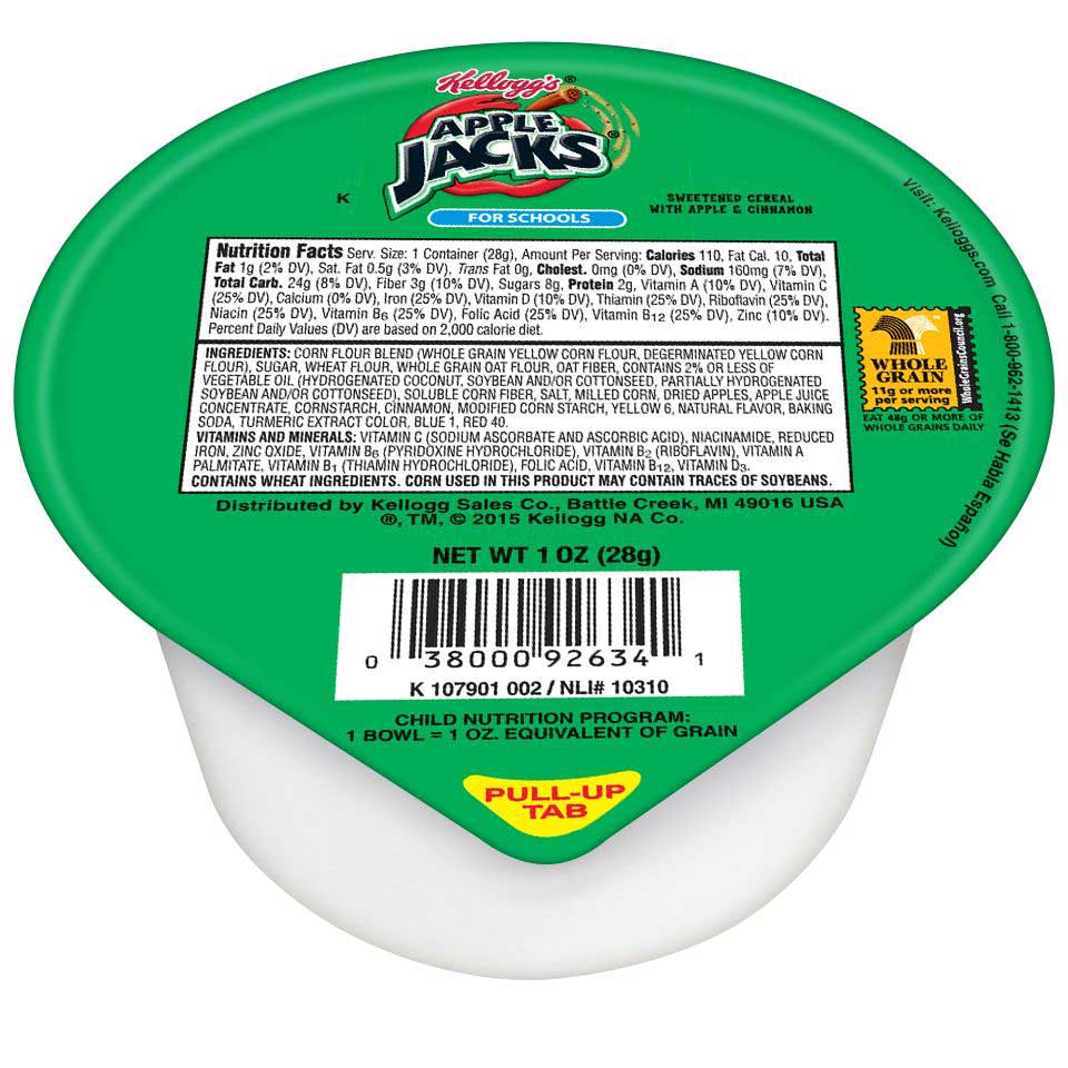 Apple Jacks Cereal Ingredients