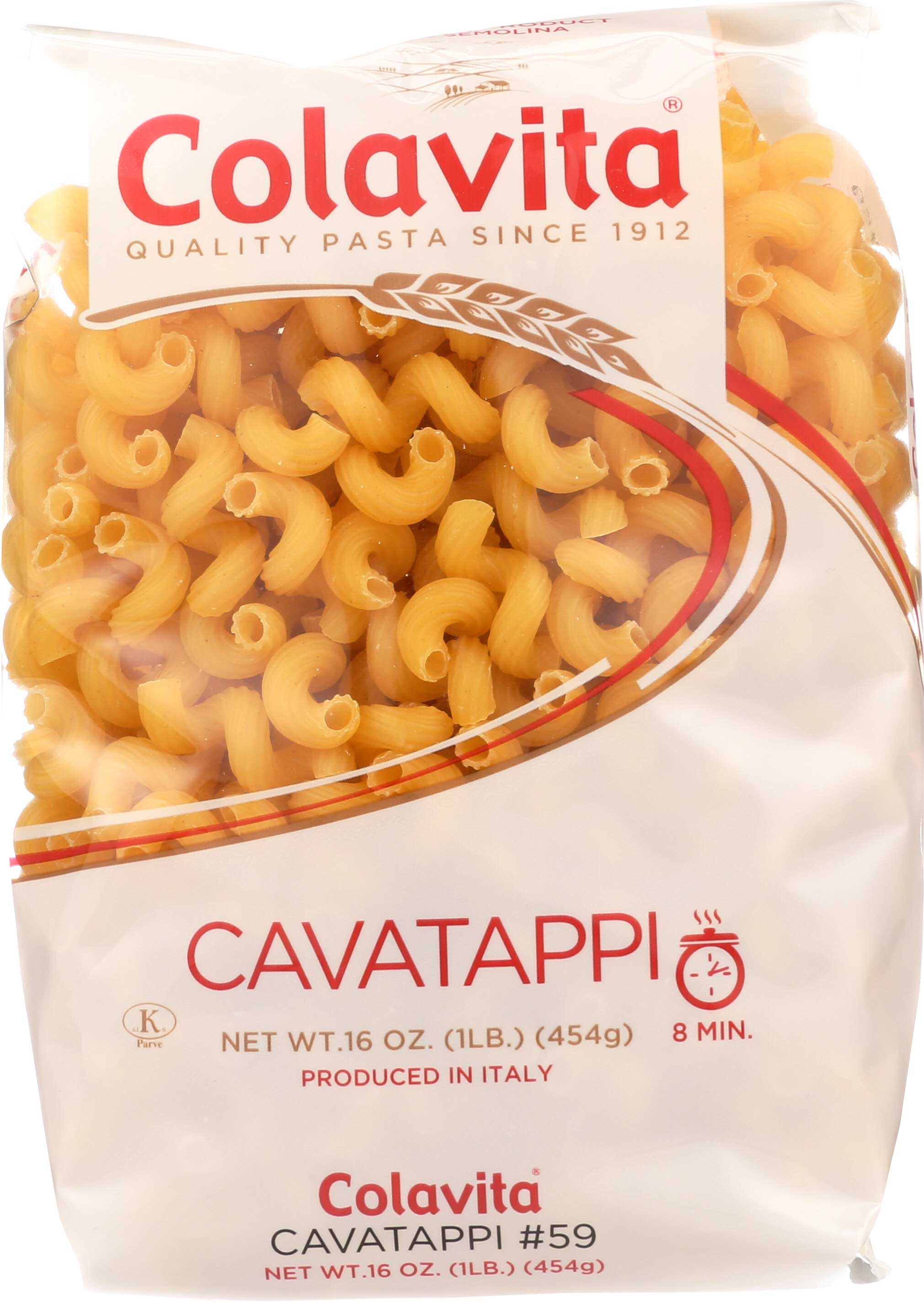 Colavita Pasta Cavatappi, 1 Pound -- 20 Case