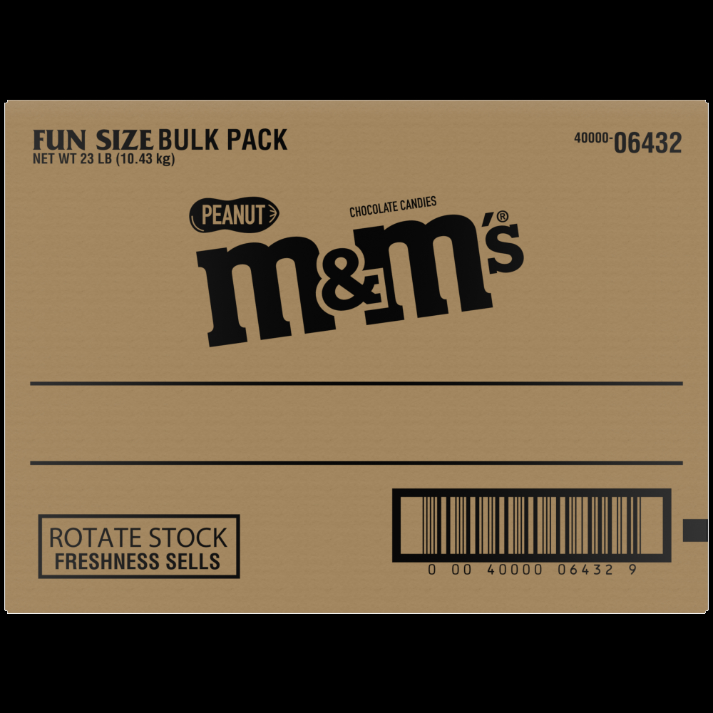 M and Ms Fun Size Peanut Chocolate Candy | FoodServiceDirect