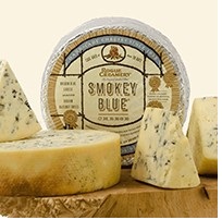 Rogue Creamery Smokey Blue Cheese Wheel, 5 Pound