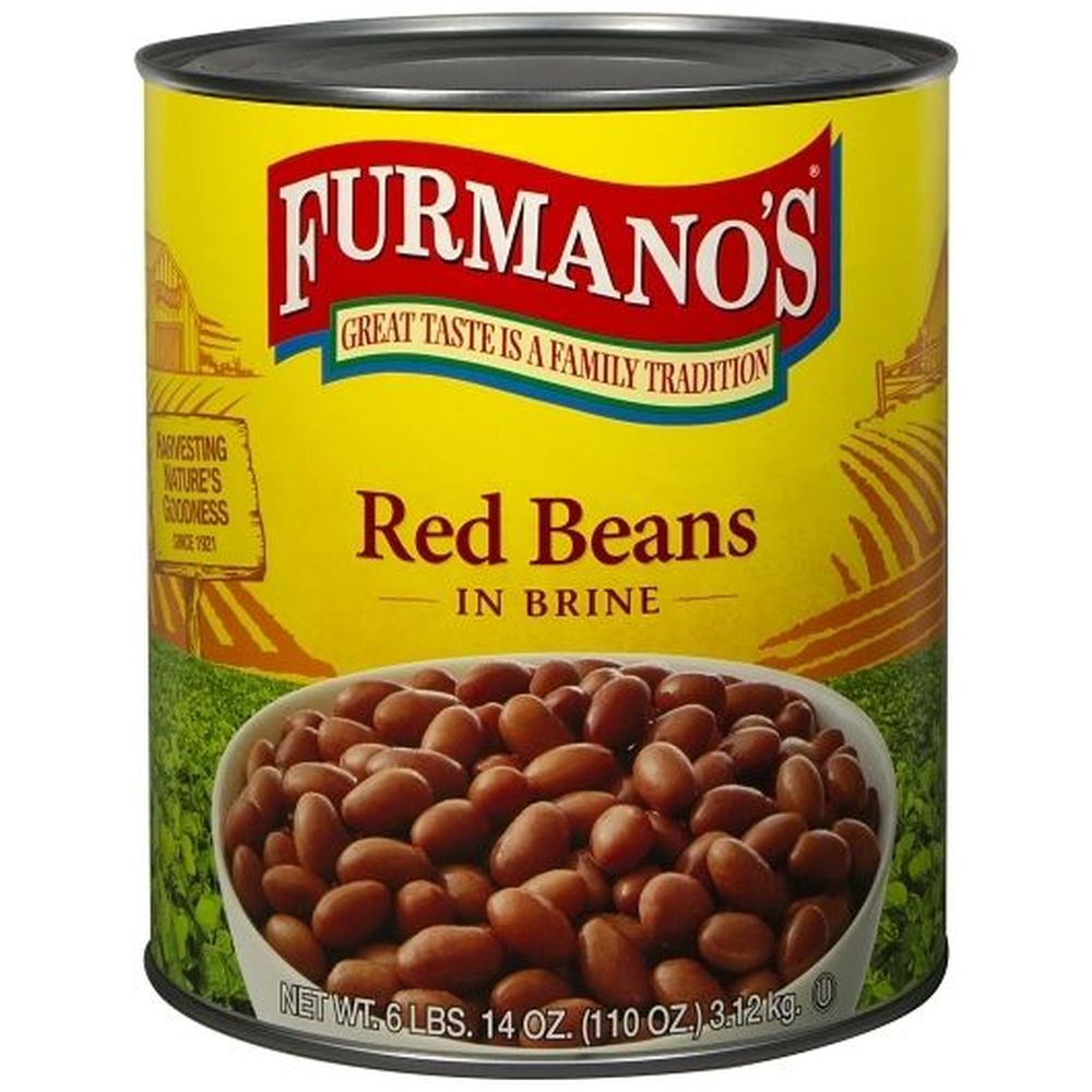 Furmanos Fancy Red Beans, 110 Ounce -- 6 per case