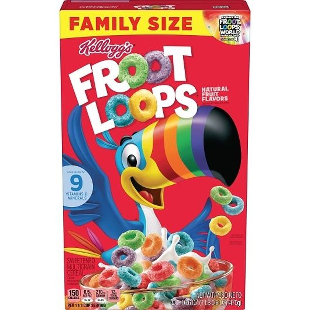 Kelloggs Froot Loops Original Cereal | FoodServiceDirect