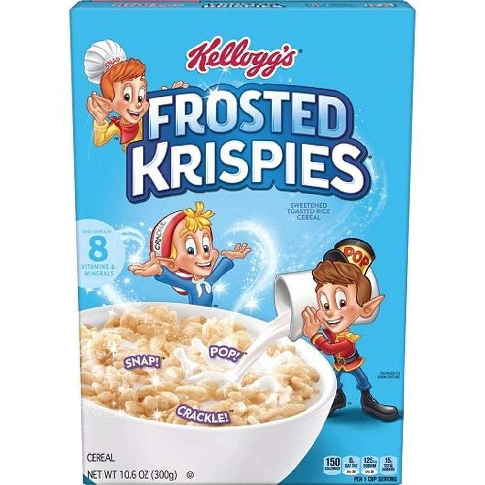 Kelloggs Frosted Rice Krispies Cereal, 10.6 Ounce -- 10 per case