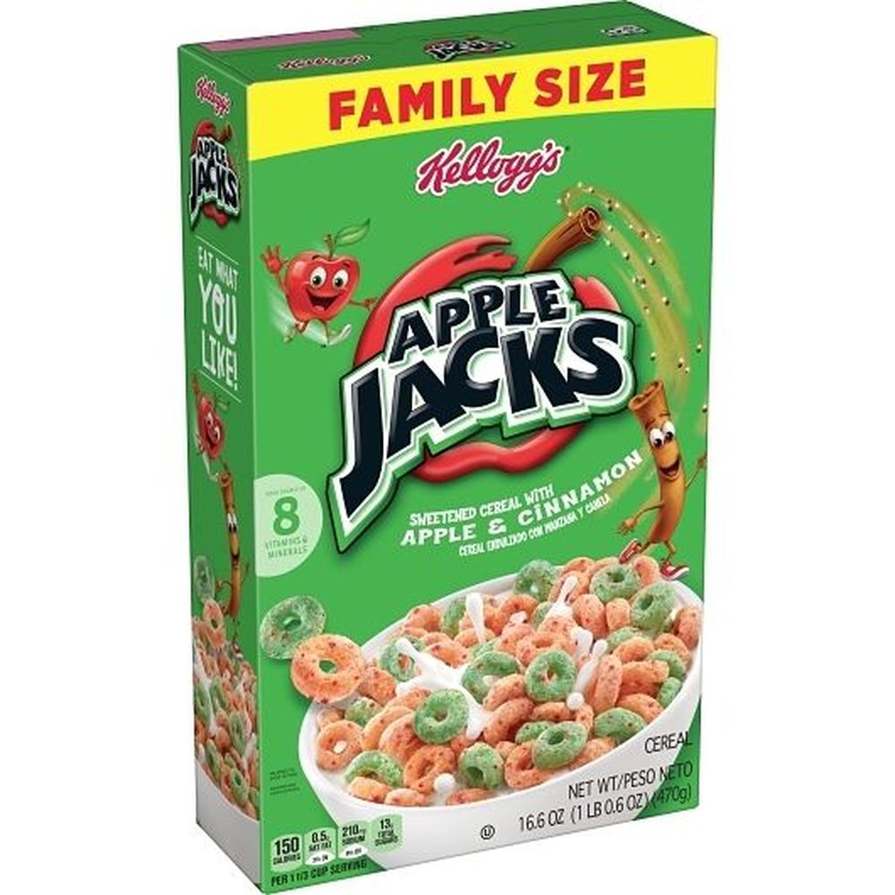Kelloggs Original Apple Jacks Cereal, 3.113 Pound