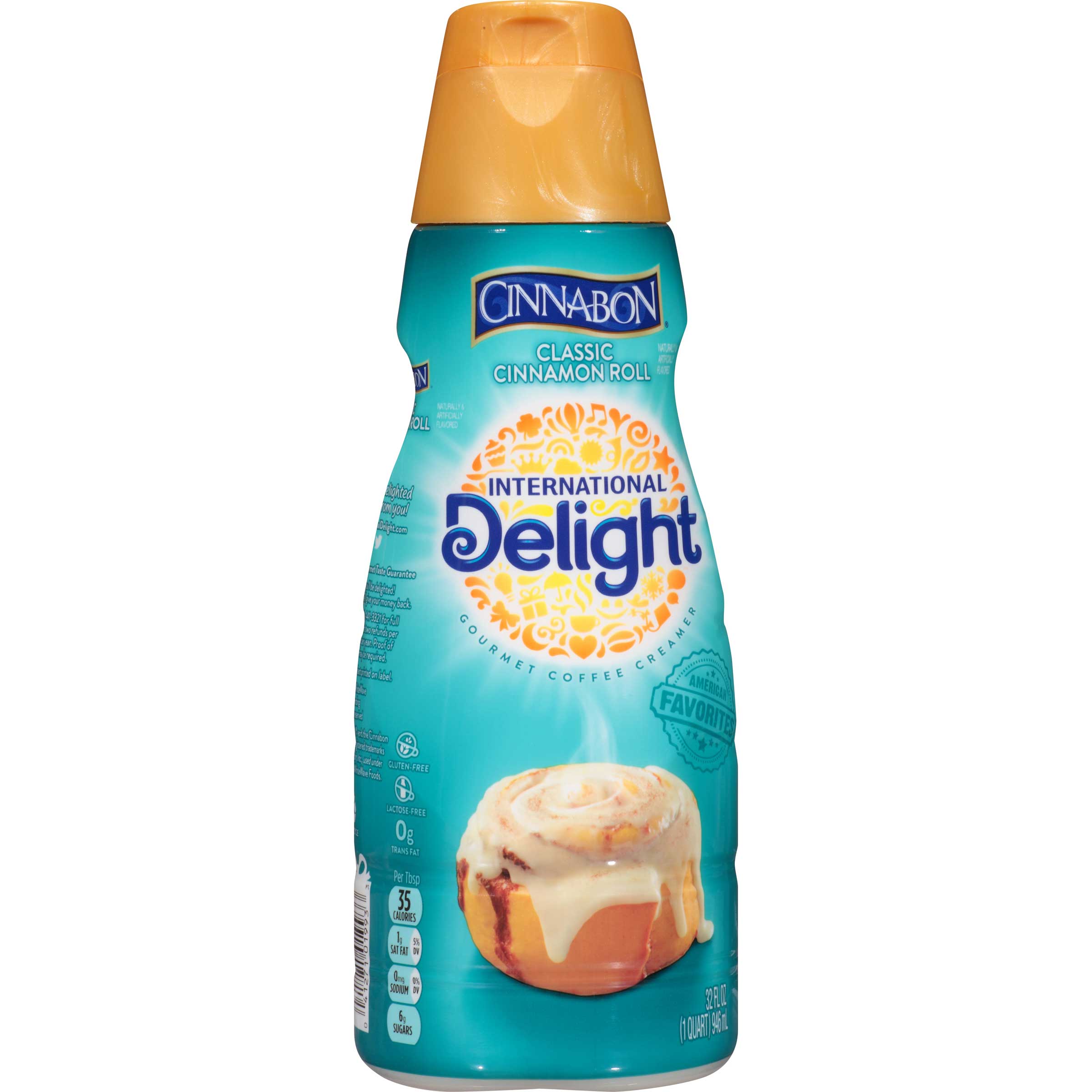International Delight Extended Shelf Life Cinnabon Coffee Creamer, 32 ...