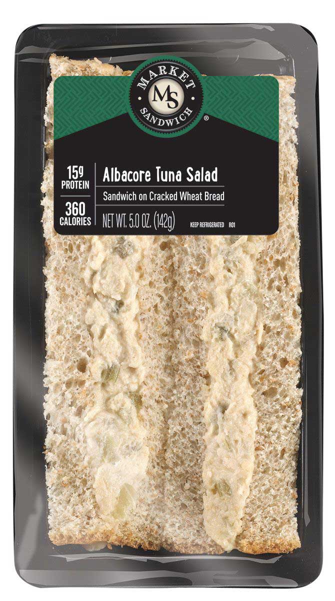 Deli Express Albacore Tuna Salad Wedge Sandwich, 5 Ounce -- 10 per case