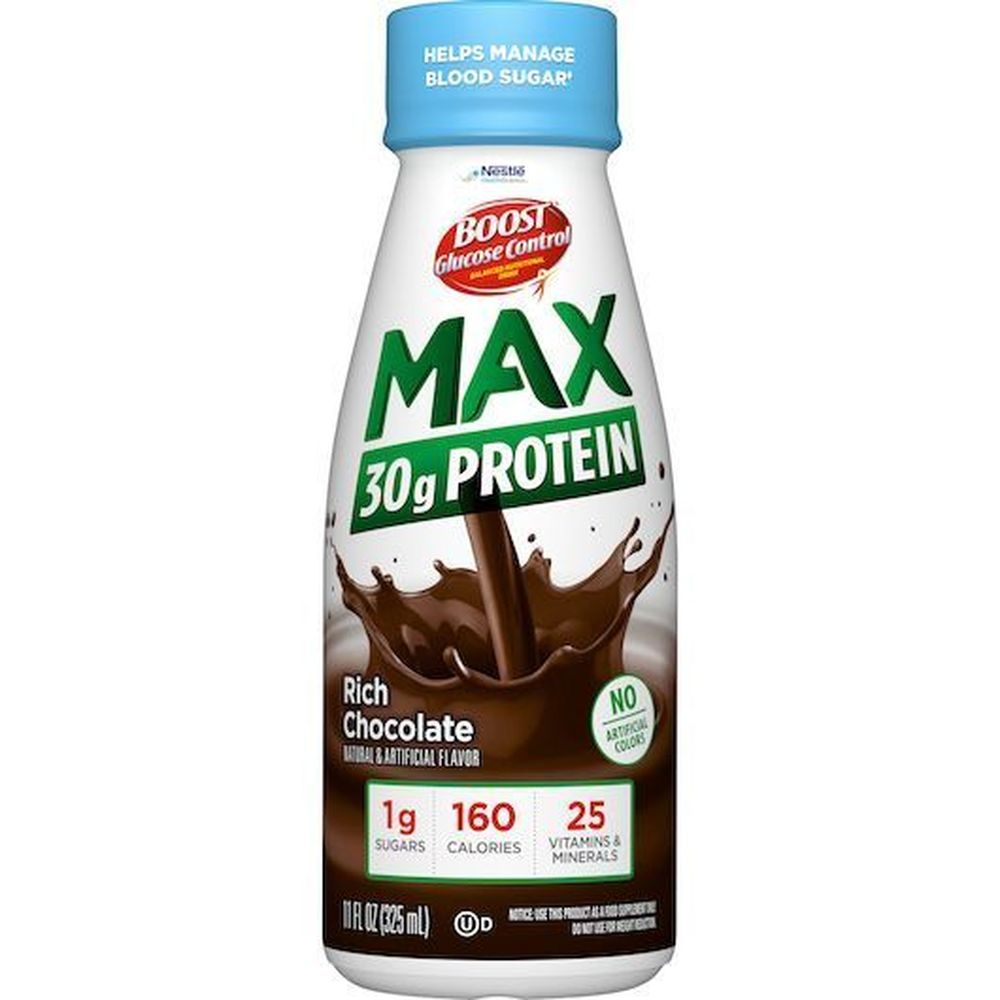 Boost Max Glucose Control Chocolate Nutritional Drink, 11 Fluid Ounce ...