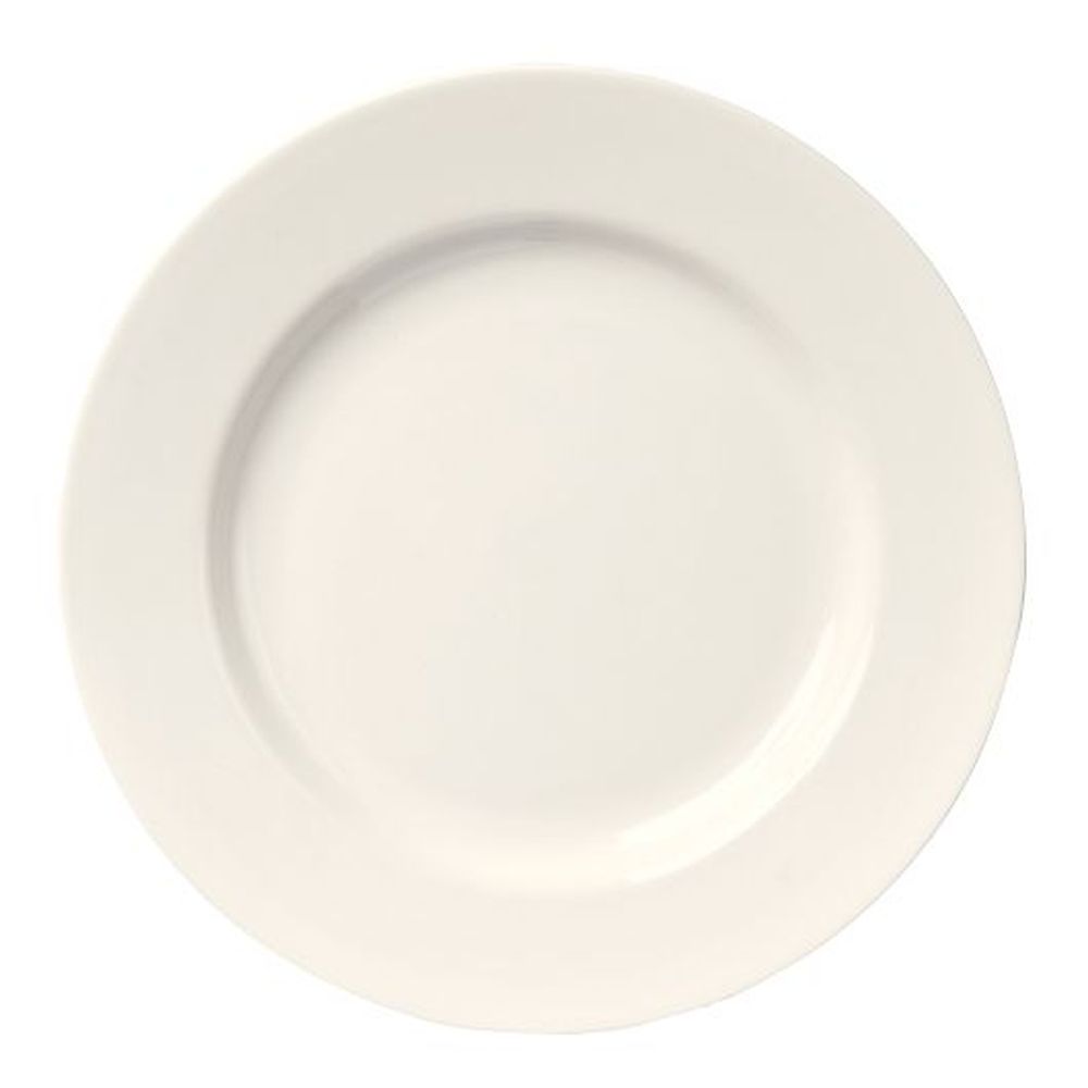 Homer Laughlin Undecorated Rolled Edge Plate, 9 inch -- 24 per case