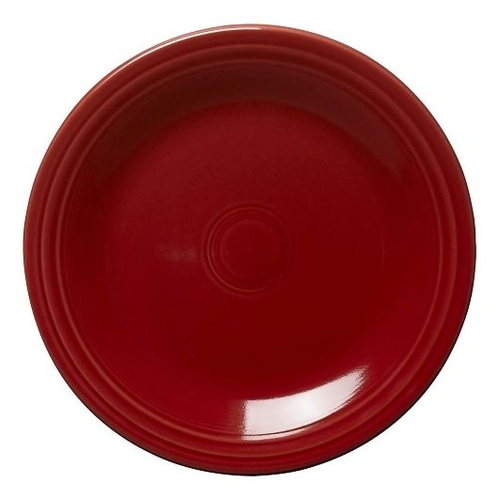 Fiesta Scarlet Classic Rim Dinner Plate, 10 1/2 inch -- 12 per case