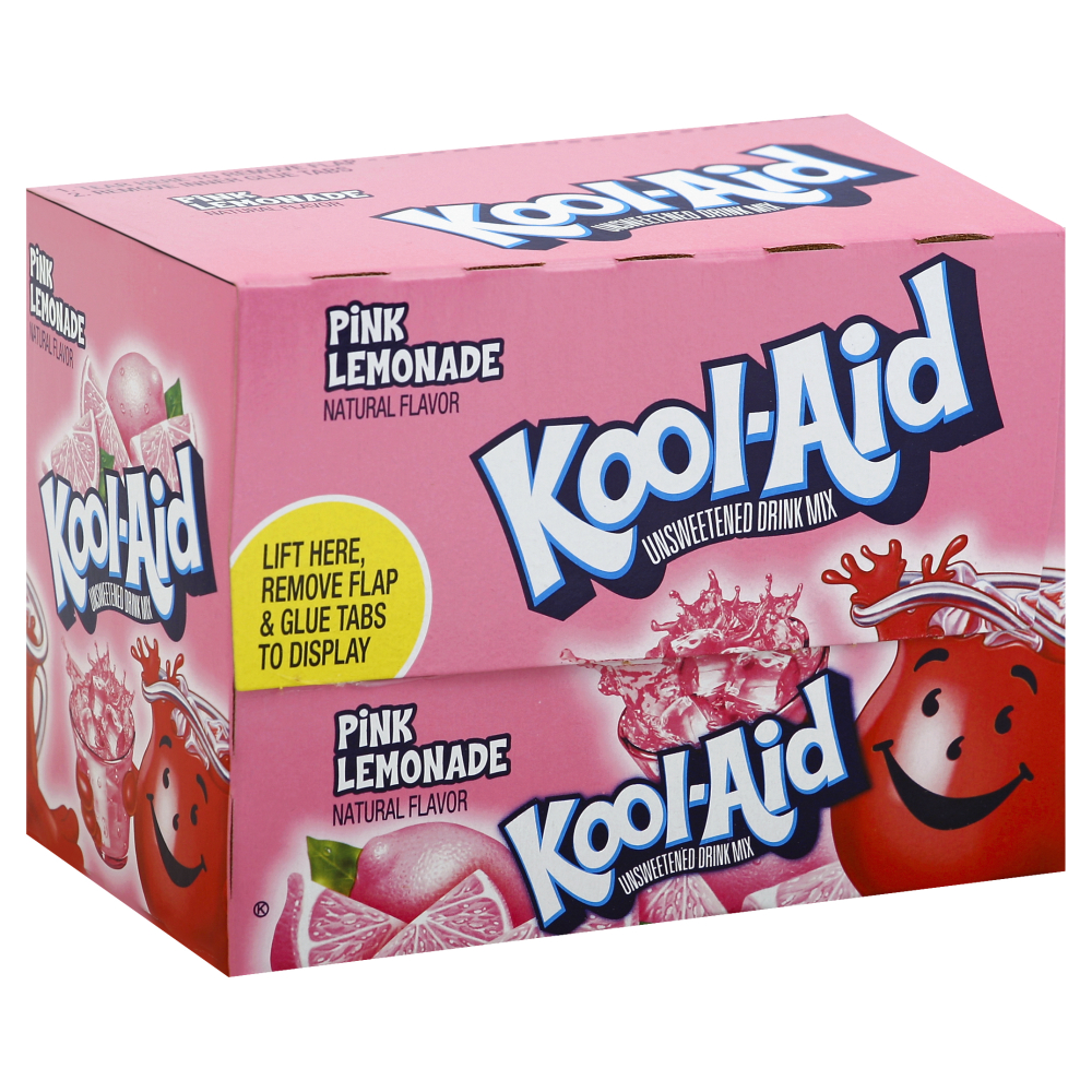 Kool-Aid Pink Lemonade Beverage, 0.23 Ounce -- 192 per case