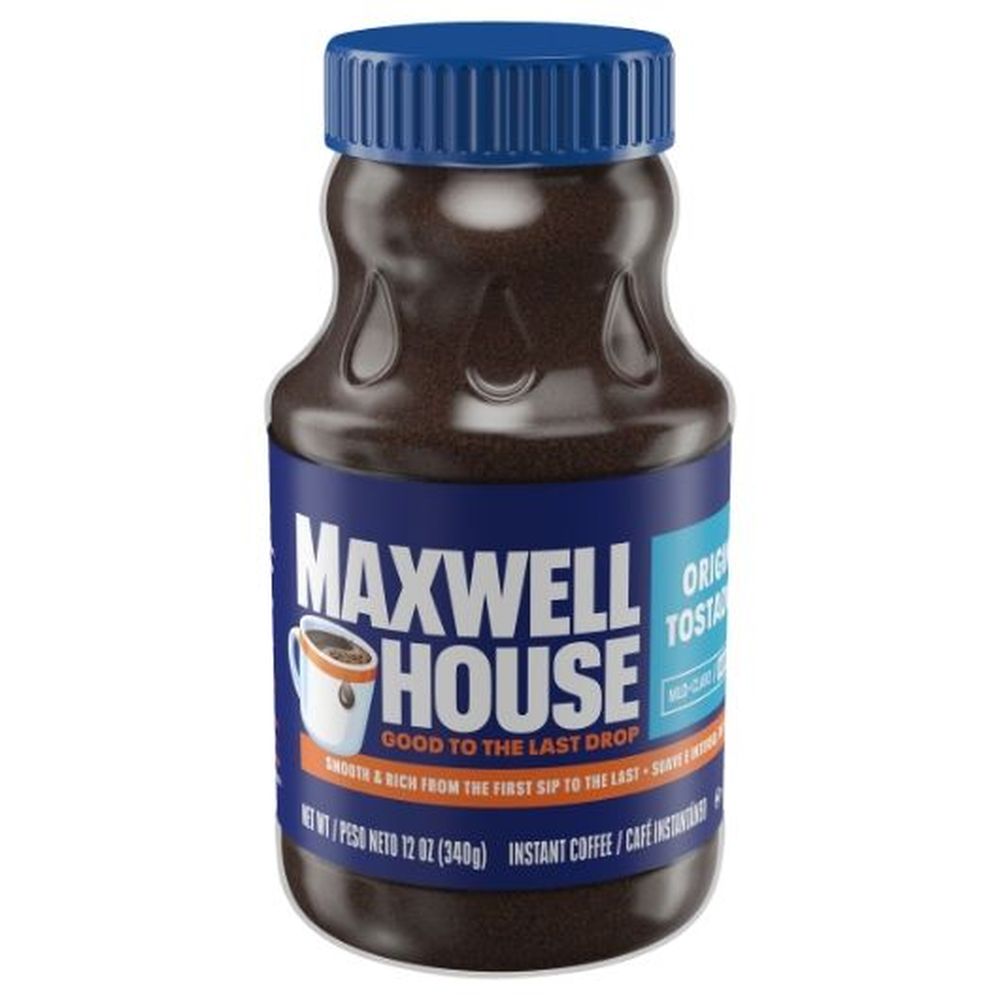 Maxwell House Original Instant Coffee, 12 Ounce - 6 per case
