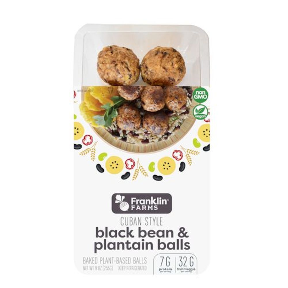 Franklin Farms Cuban Style Black Bean and Plantain Balls, 9 Ounce -- 6 ...