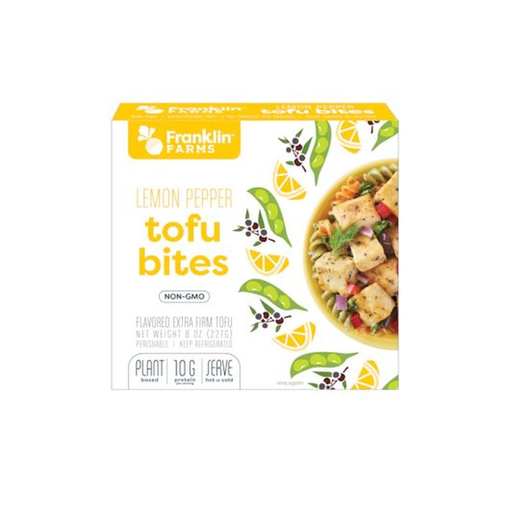 Franklin Farms Lemon Pepper Tofu Bites | FoodServiceDirect