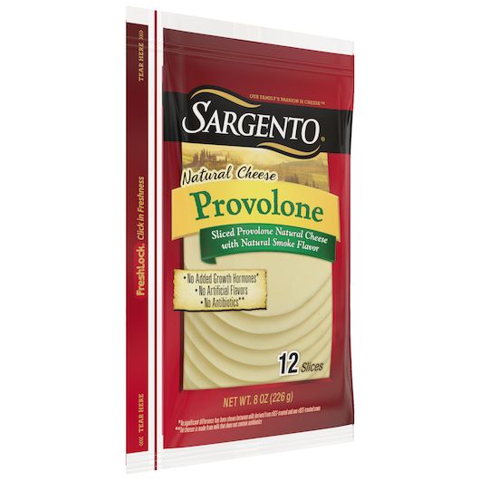 Sargento Provolone Cheese with Smoke Slice Case | FoodServiceDirect
