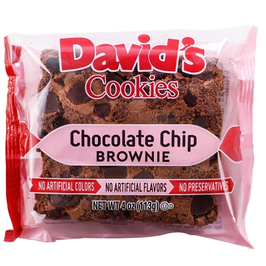 Davids Chocolate Chip Brownie -- 48 per case