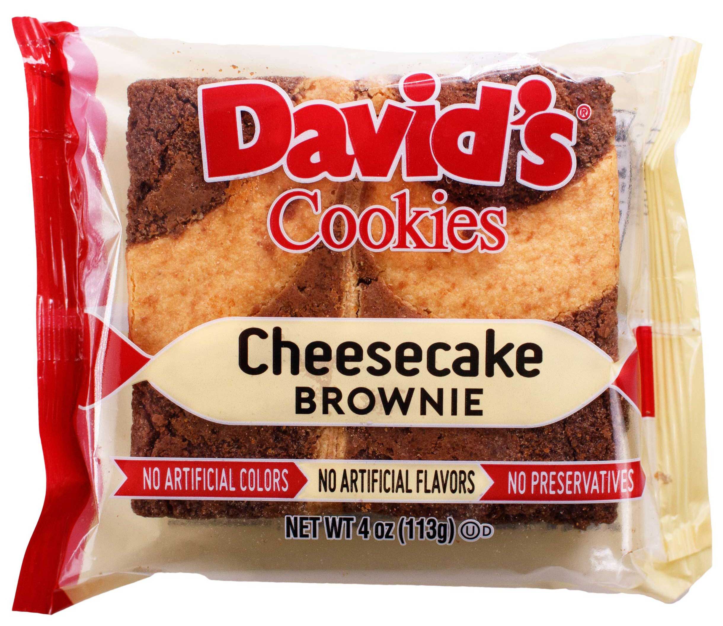 Davids Cookies Individually Wrapped Cheesecake Brownie, 4 Ounce -- 48 ...