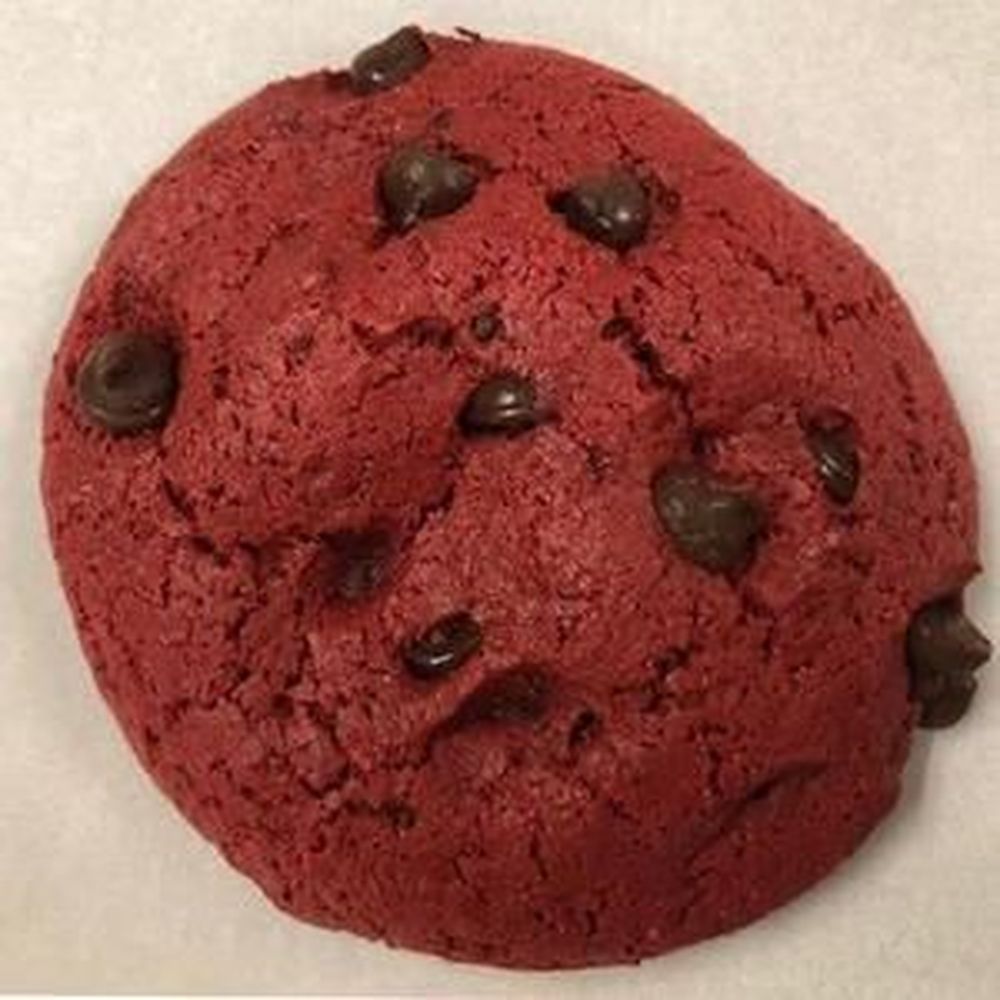 Davids Reduced Fat Red Velvet Whole Grain Cookie Dough