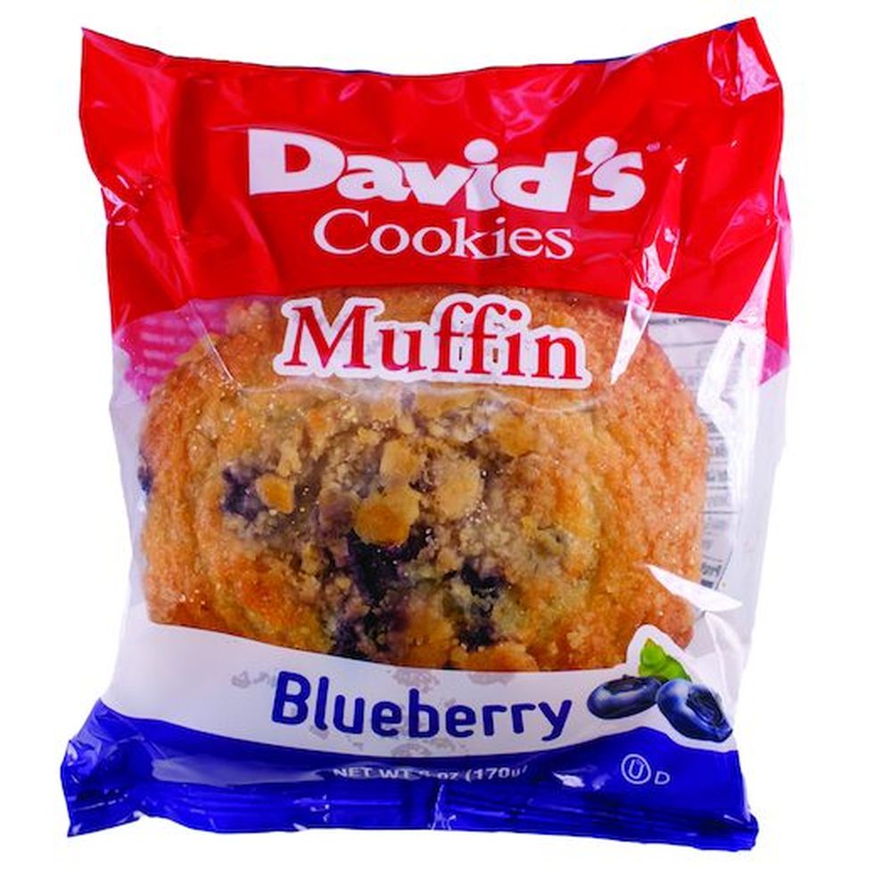 Davids Individually Wrapped Blueberry Muffin, 6 Ounce -- 24 per case ...