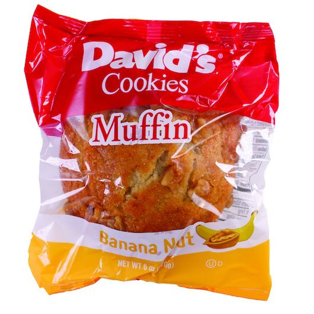 Davids Individually Wrapped Banana Nut Muffin, 6 Ounce -- 24 per case ...