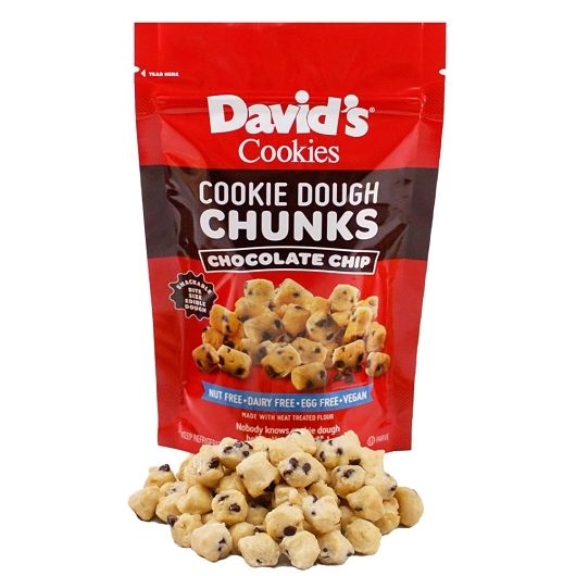 Davids Chocolate Chip Cookie Dough Chunks Case | FoodServiceDirect