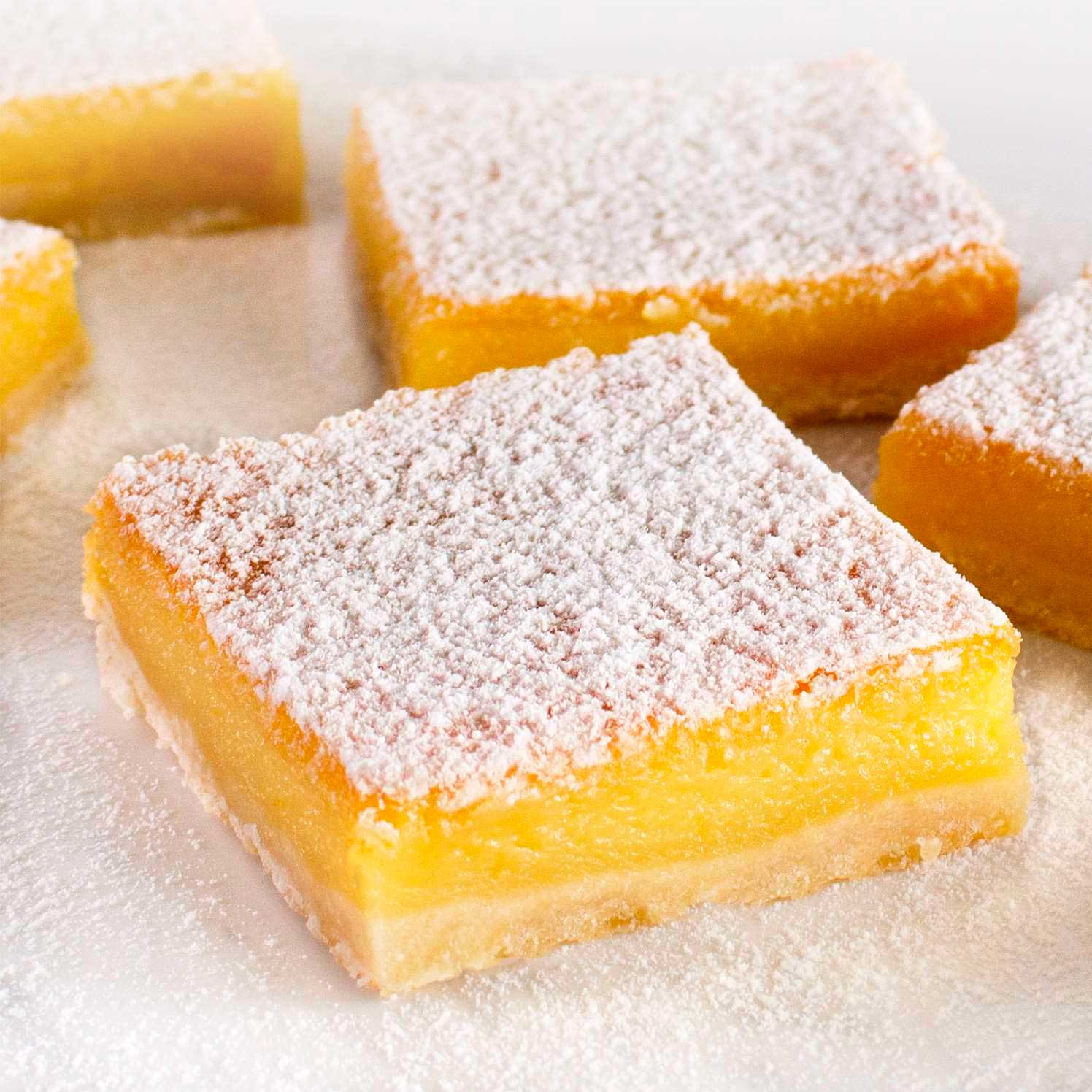Bittersweet Pastries 1/2 Sheet Lemon Dessert Bar - 24 per pack -- 2 ...
