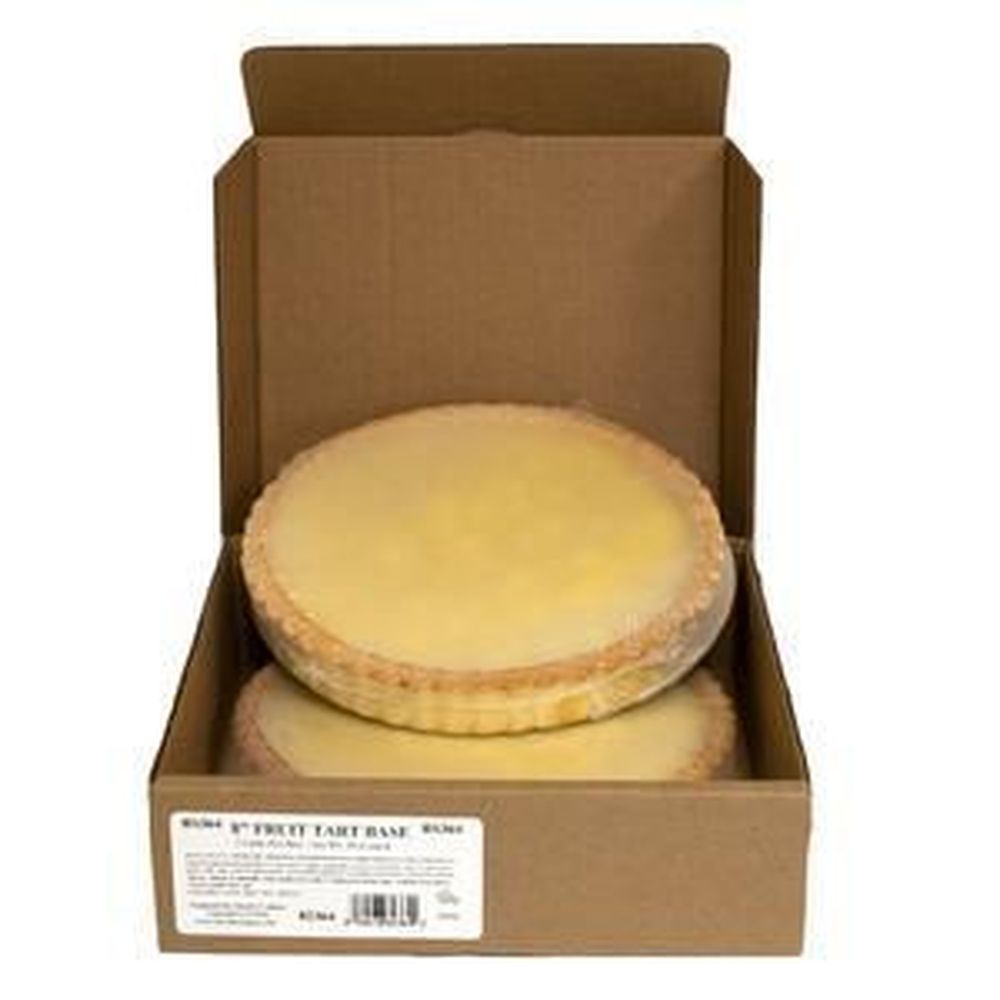 Davids 8 inch Fruit Tart Base, 2 Count -- 6 per case