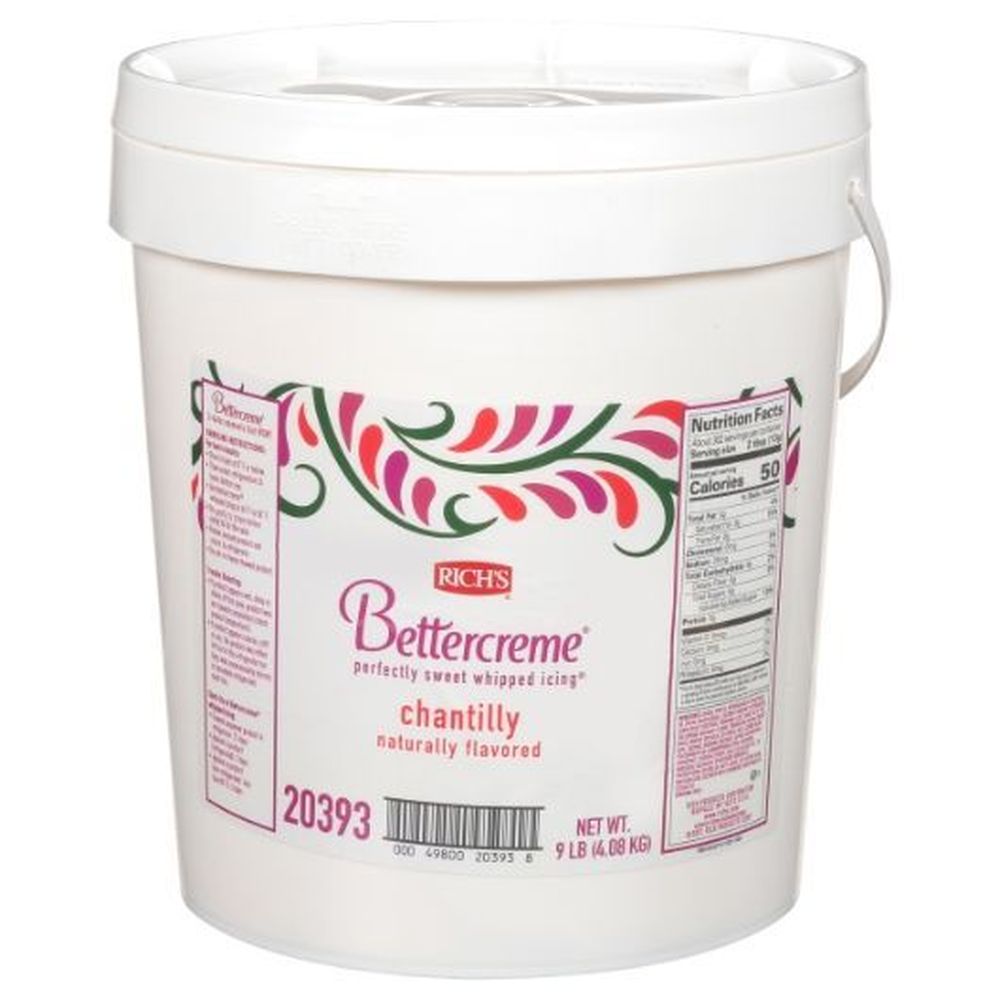 Rich's Chantilly Flavored Bettercreme Icing | FoodServiceDirect