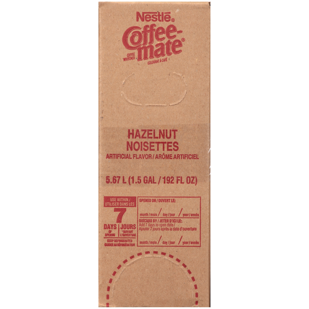 Coffee-Mate Hazelnut Liquid Bulk Creamer Case | FoodServiceDirect