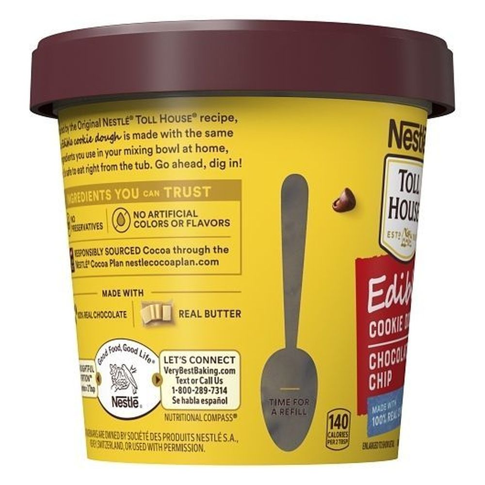 Nestle Toll House Chocolate Edible Cookie Dough Case | FoodServiceDirect