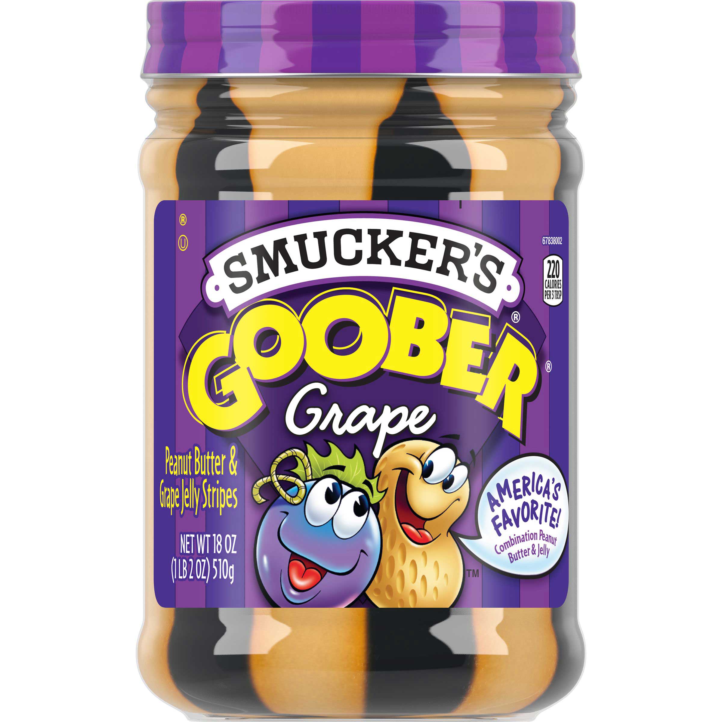 Smuckers Goober Grape PB and J Stripes Case | FoodServiceDirect