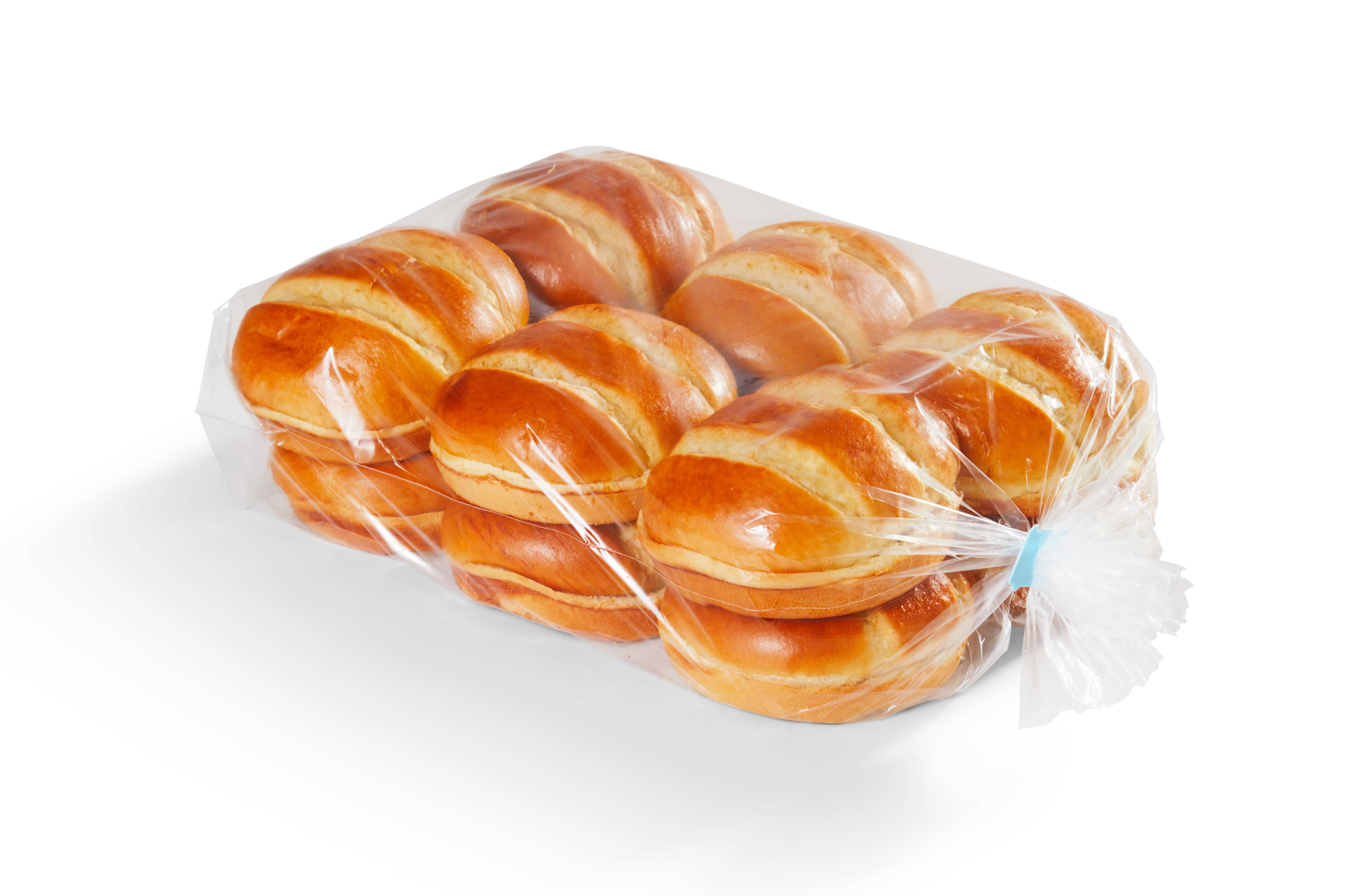 Klosterman Double Split Challah Bun, 4 inch -- 96 per case.