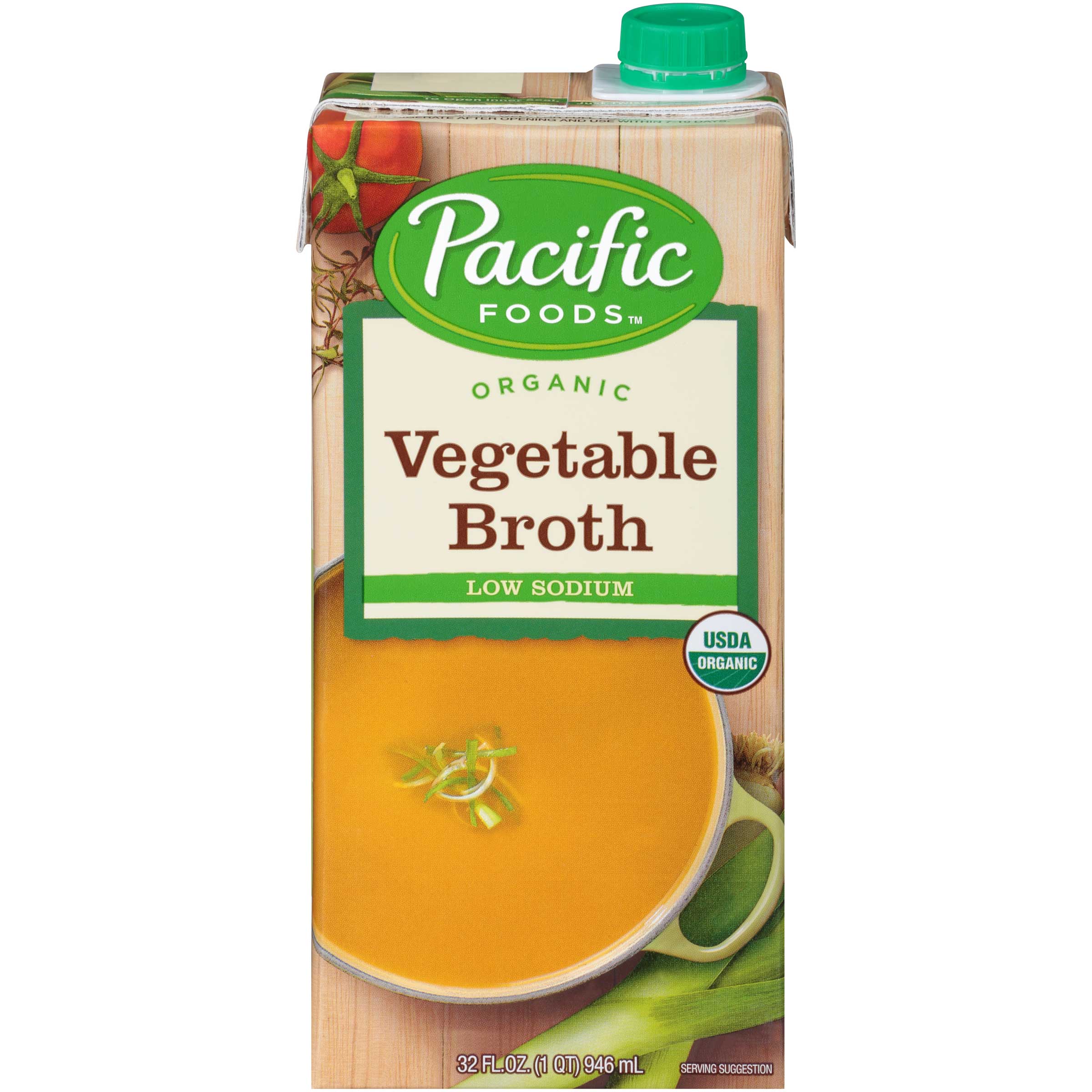 Pacific Foods Organic Vegetable Broth Case | FoodServiceDirect
