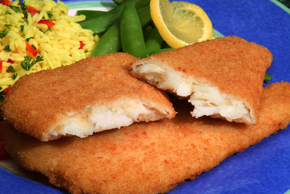 New Wave Kaptains Ketch Breaded Flounder Fillet Case | FoodServiceDirect