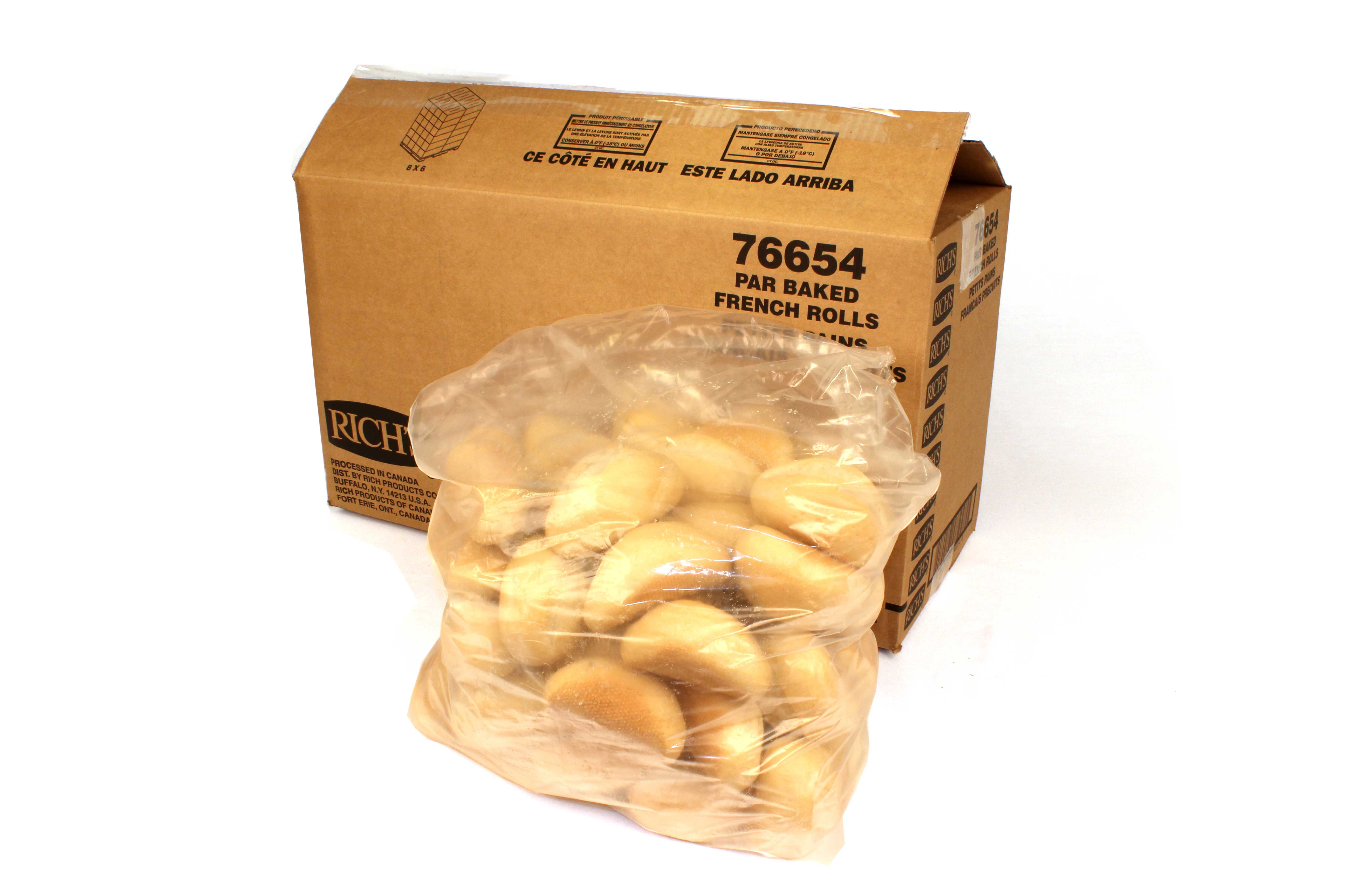 Rich's Products Corporation French Dinner Roll Case | FoodServiceDirect