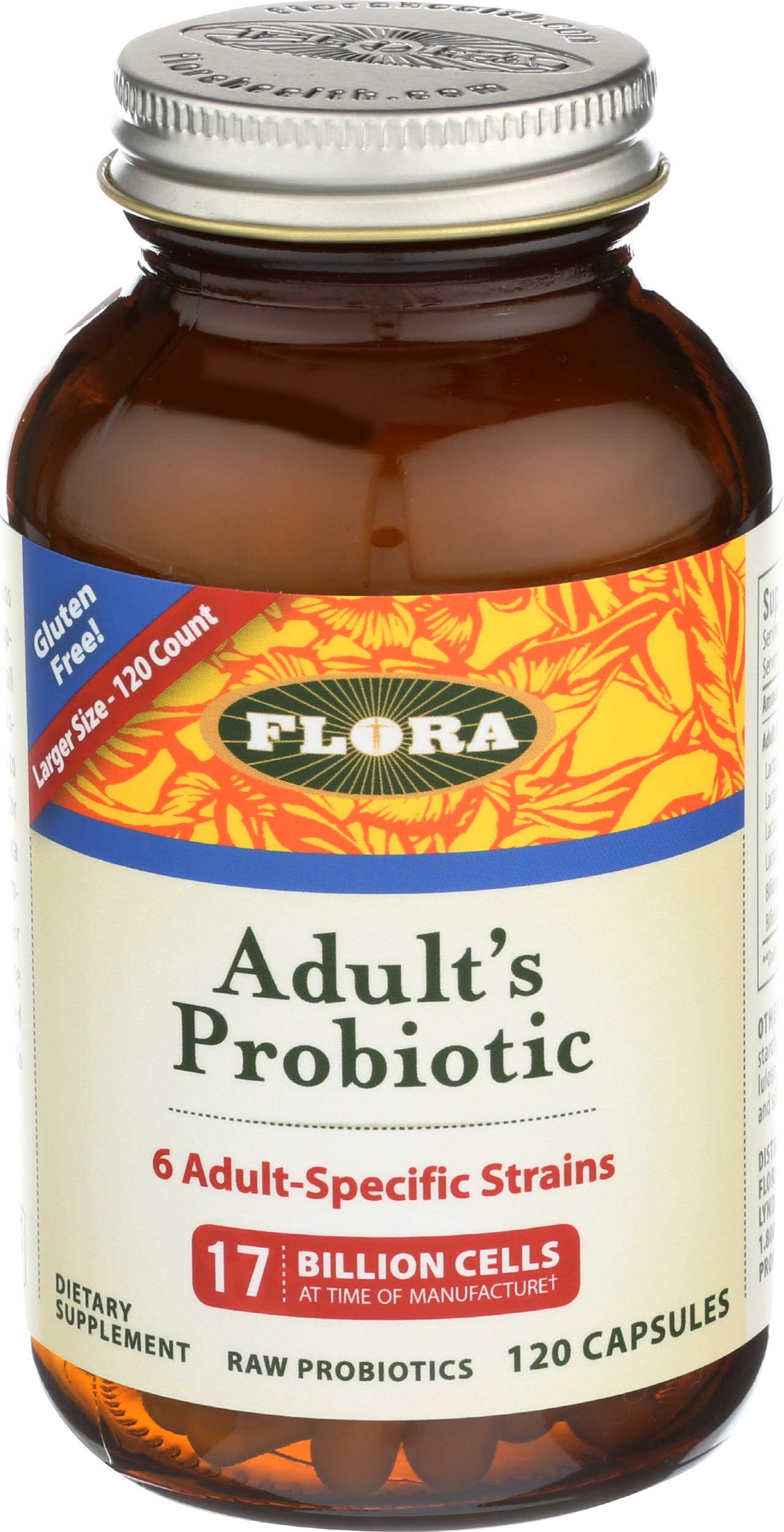 Flora Adults Probiotic Capsules, 120 count | FoodServiceDirect.com ...