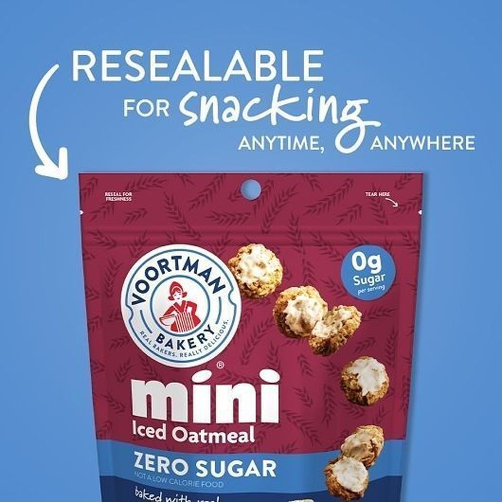 Hostess Zero Sugar Mini Iced Oatmeal Cookies | FoodServiceDirect