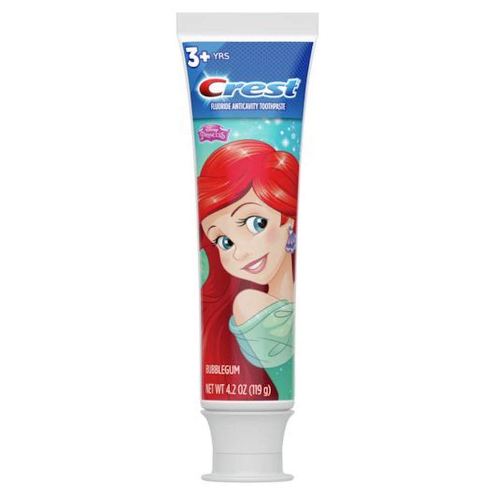 Crest Disney Princesses Bubblegum Flavor Toothpaste for Kids, 4.2 Ounce ...