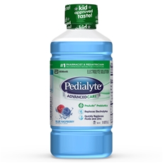Pedialyte AdvancedCare Blue Raspberry Oral Electrolyte Solution, 1 ...
