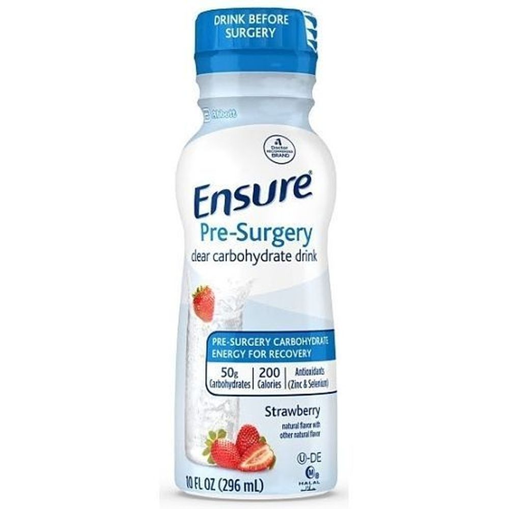Ensure Pre Surgery Strawberry Clear Nutrition Drink, 3.75 Quart