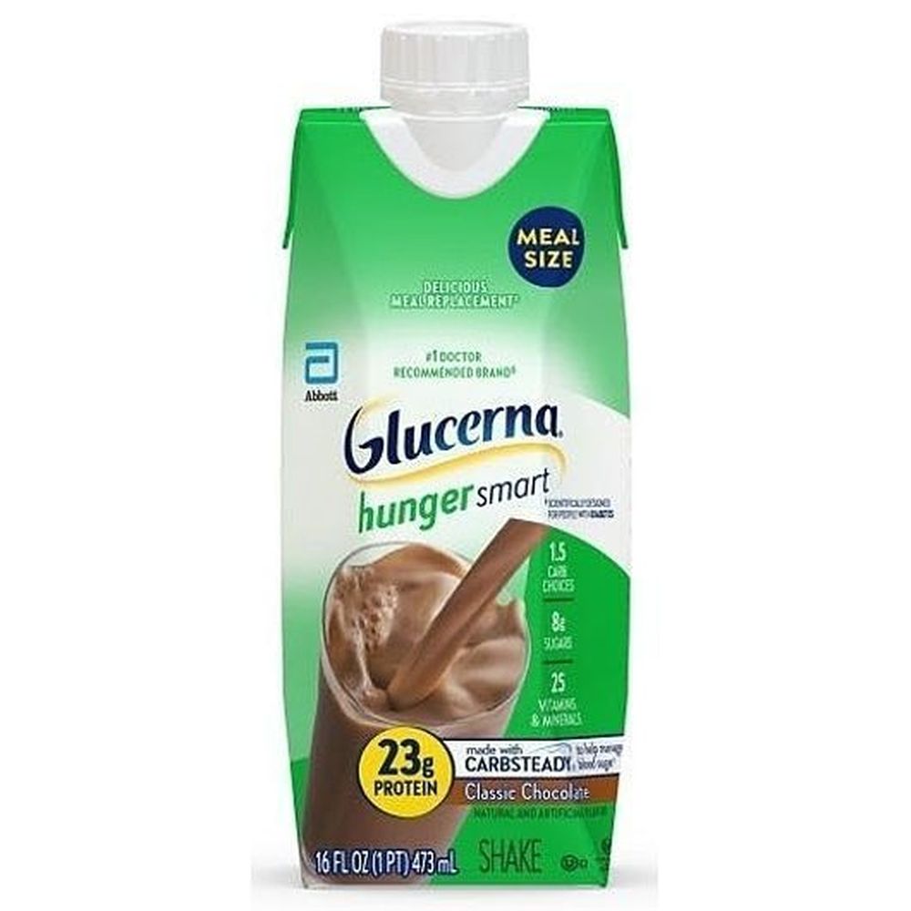 Glucerna Hunger Smart Classic Chocolate Nutrition Shake - Tetra Pack ...