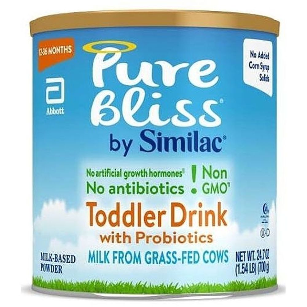 Pure Bliss By Similac Toddler Drink with Probiotics, 24.7 Ounce -- 4 ...