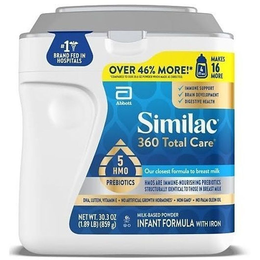 Similac 360 Total Care Non Gmo Milk Based Powder Infant Formula with ...