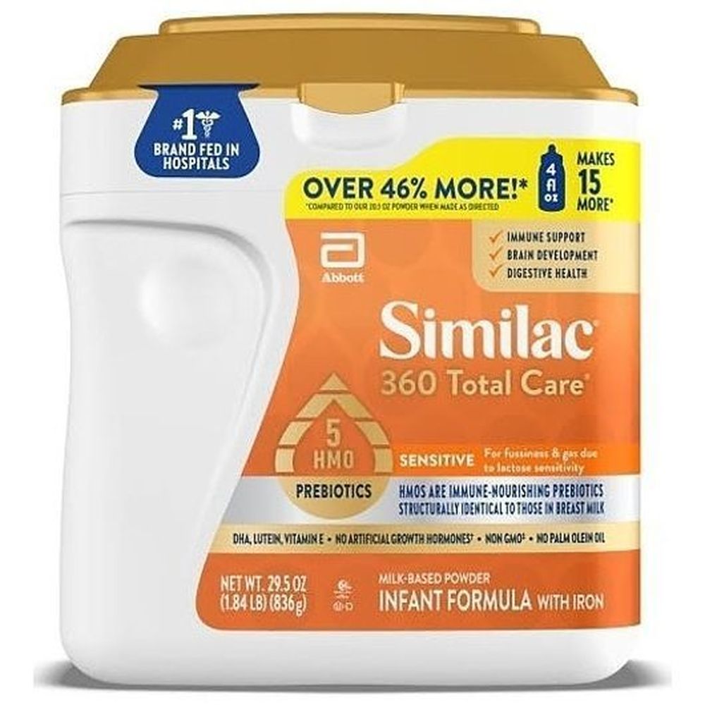 Similac 360 Total Care Sensitive For Fussiness and Gas Milk Based ...