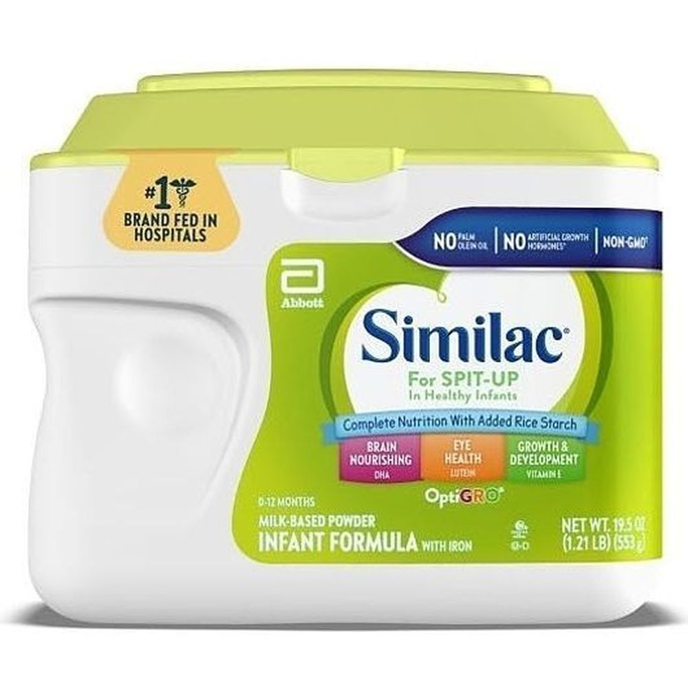 Similac For Spit Up Non Gmo Milk Based Powder Infant Formula with Iron ...